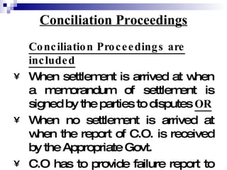 Conciliation Officer | PPT