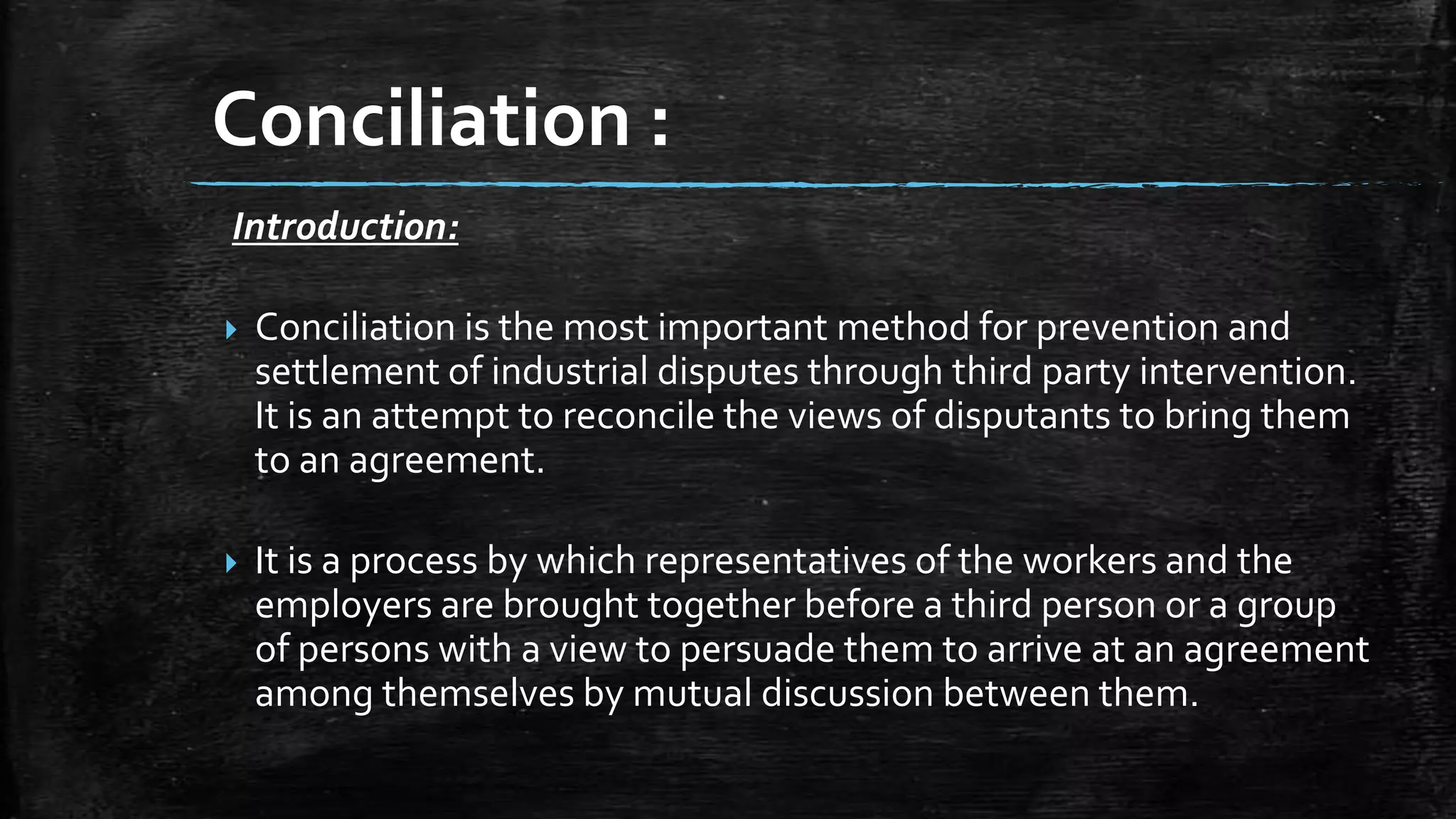 Conciliation & adjudication | PPTX