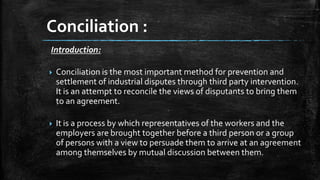 Conciliation & adjudication | PPTX