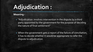 Conciliation & adjudication | PPTX