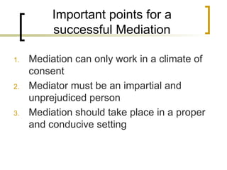 Conciliation & Mediation | PPT