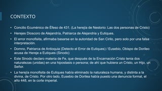 CONCILIO Ecumenico de Calcedonia, Edad Antigua | PPTX