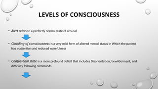 Approach to consciousness and its disorders.pptx
