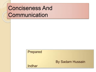 ppt Conciseness in communication | PPTX