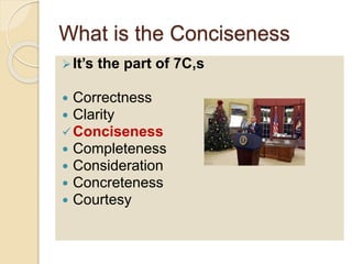 ppt Conciseness in communication | PPT