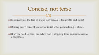 Concision | PPT