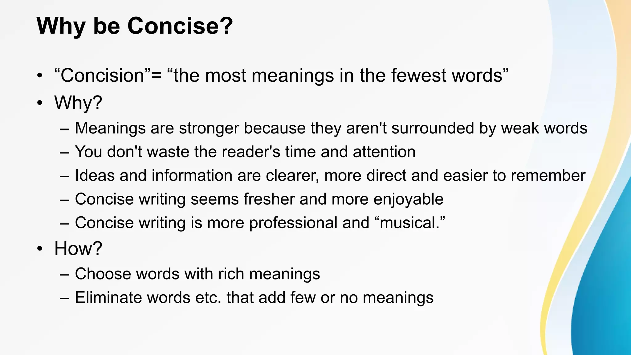 Concision | PDF