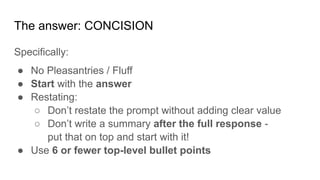 sobre o que é Concision e porque importa | PPTX