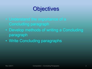 Concluding | PPT