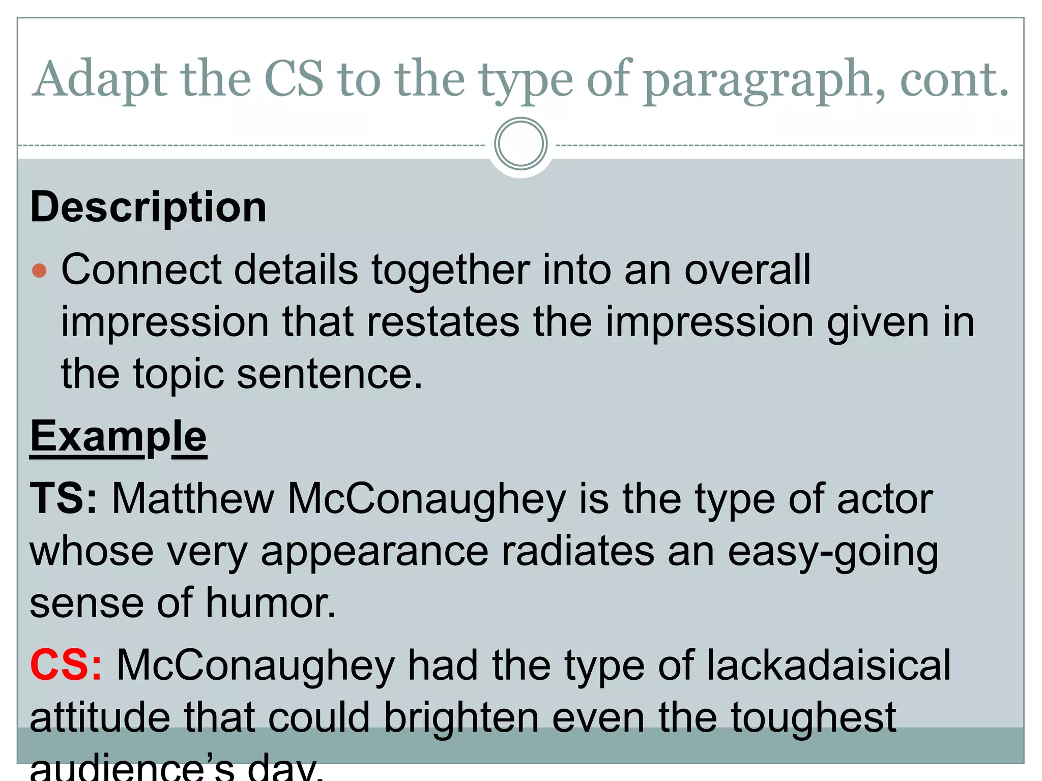 Concluding Sentences | PDF