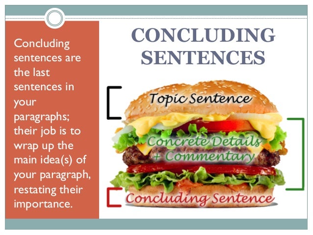 Concluding Sentences