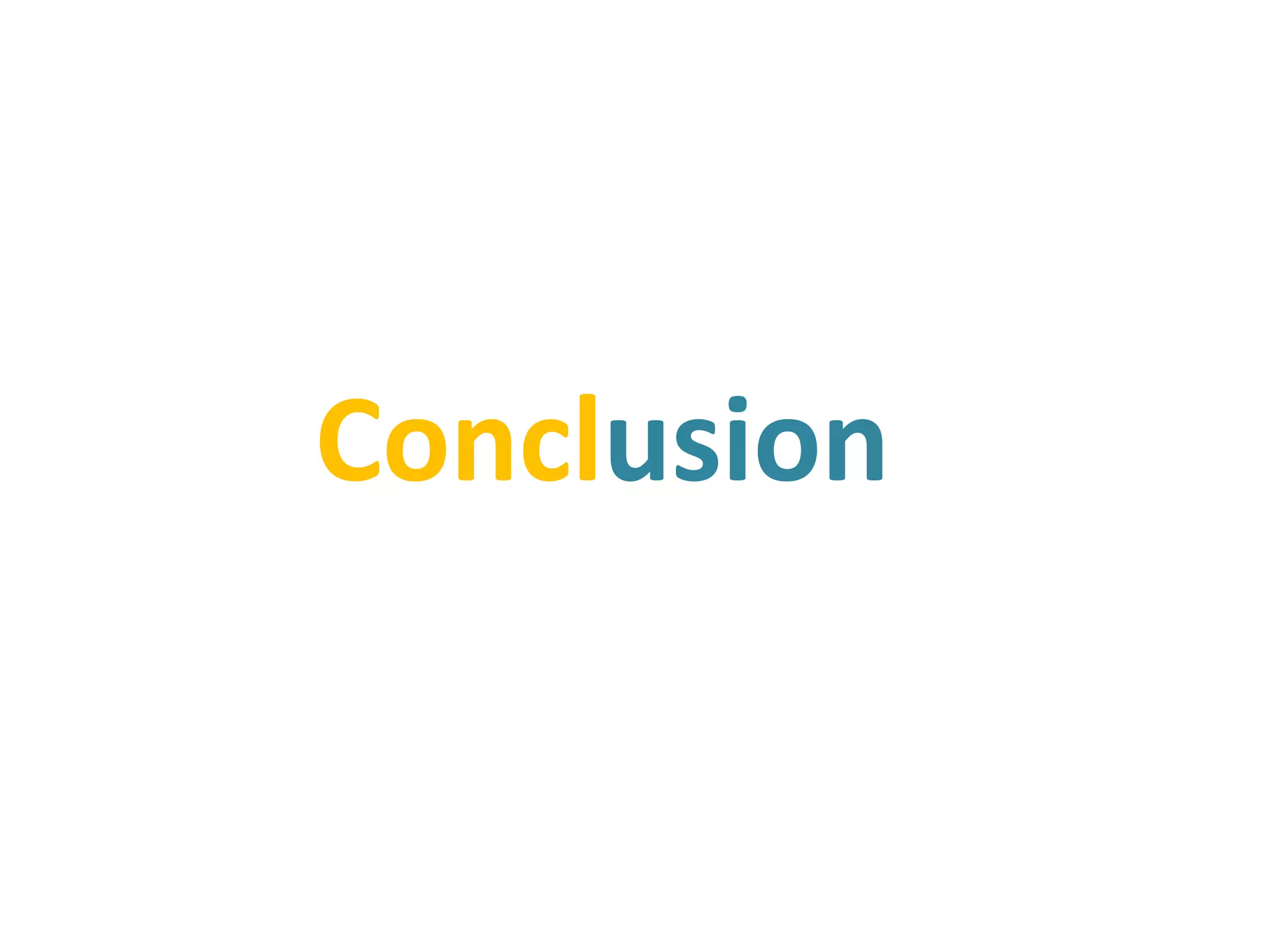 Conclusion | PPT