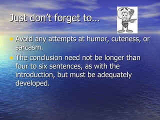 Conclusion | PPT
