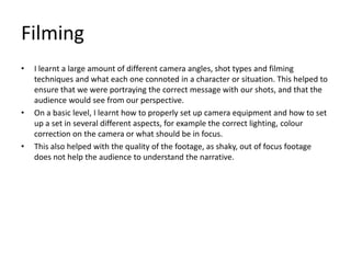 Conclusion | PPTX | Video Production | Content Production