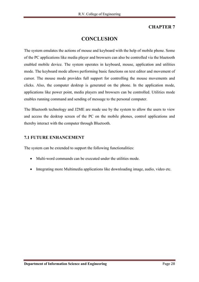 Conclusion | PDF | Operating Systems | Computer Software and Applications
