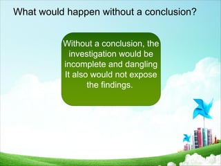 Conclusion | PPT