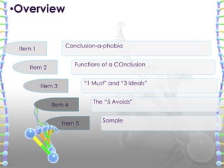 675-12 Writing a Conclusion to Your Research | PPTX
