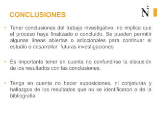 Conclusiones y recomendaciones Tesis | PPTX