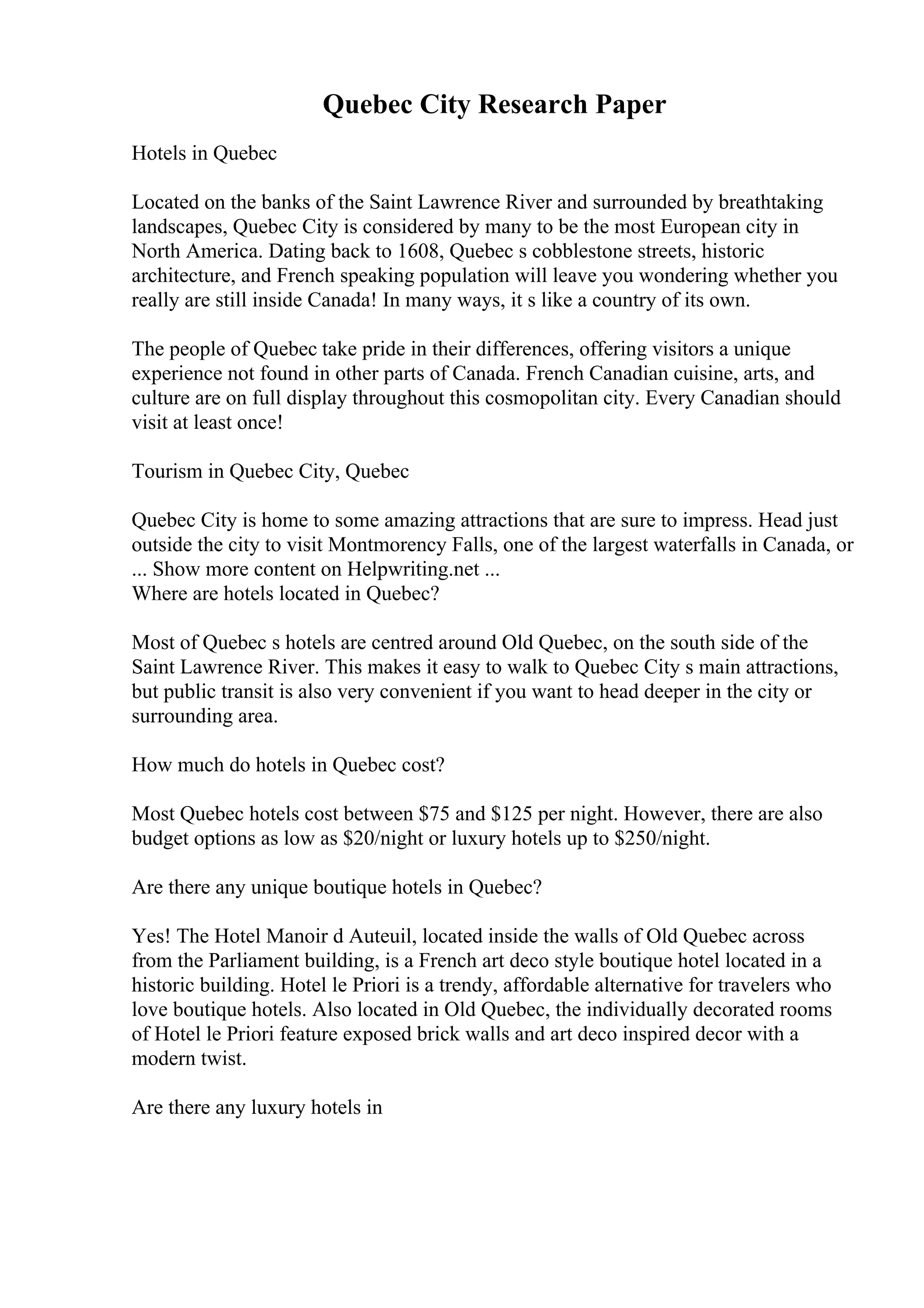 Conclusion Of Compare And Contrast Essay | PDF