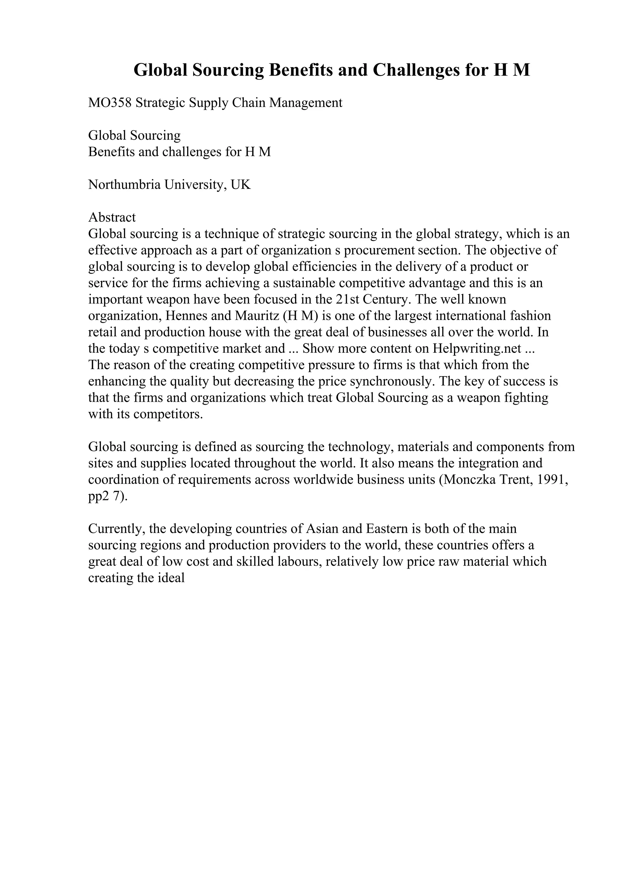 Conclusion Of Compare And Contrast Essay | PDF