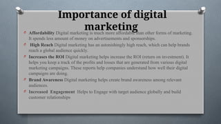 CONCLUSION OF DIGITAL MARKETING PPT unit | PPTX