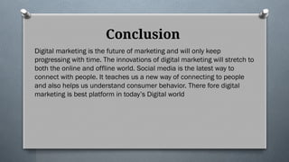 CONCLUSION OF DIGITAL MARKETING PPT unit | PPTX