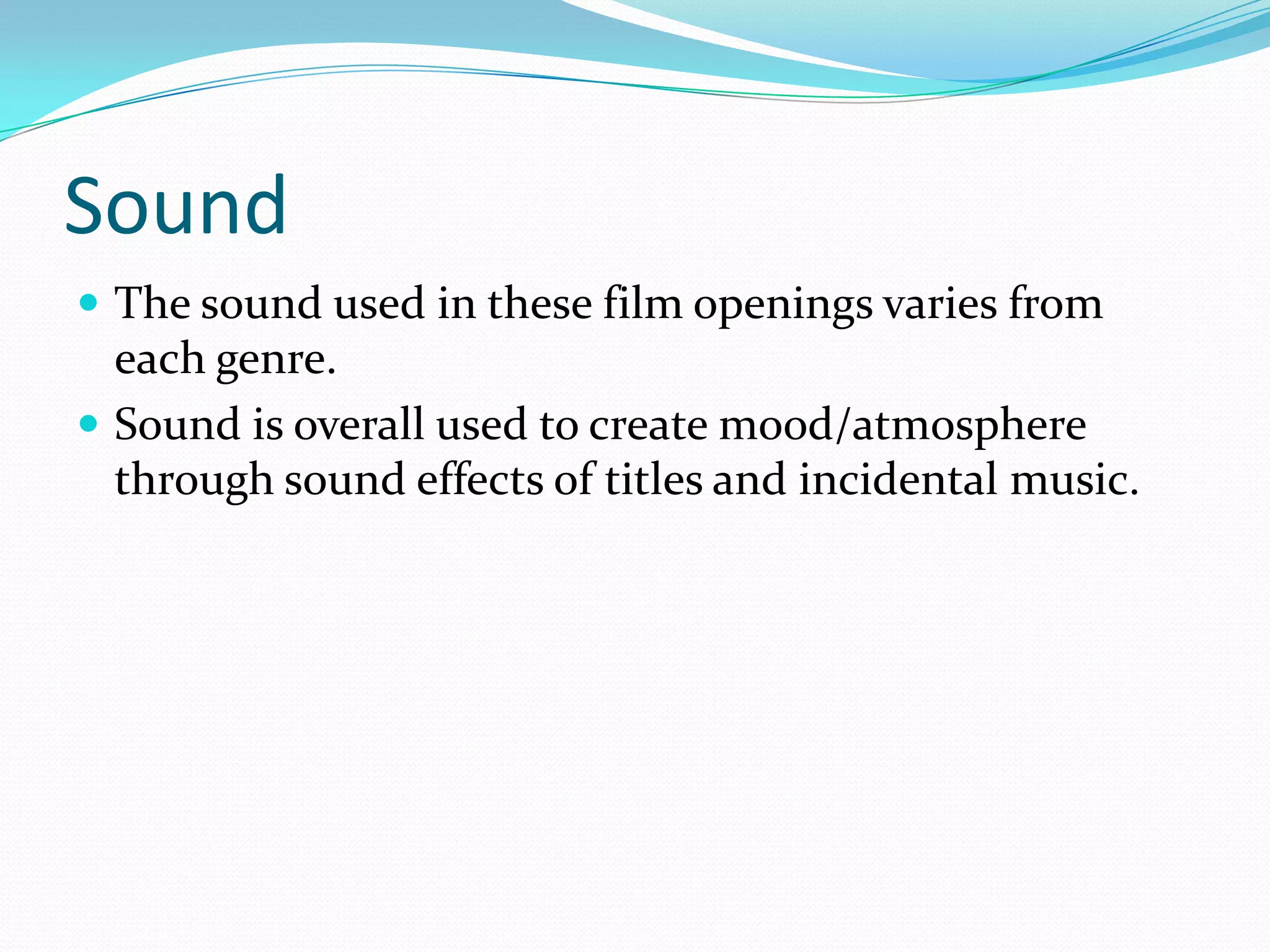 Conclusion of film openings | PPT