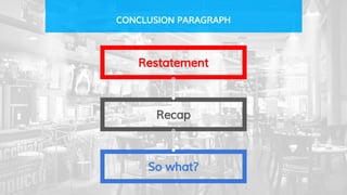 Elements of an Essay: Conclusion Paragraphs | PDF
