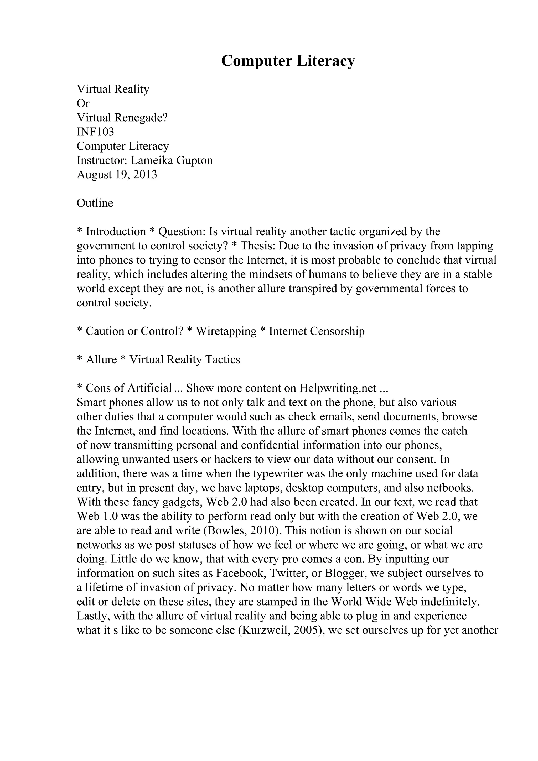 Conclusion Persuasive Essay | PDF