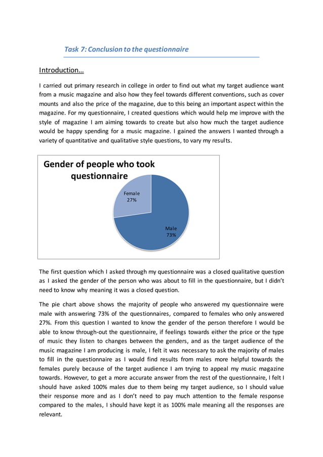 Conclusion questionnaire task 7 | DOCX