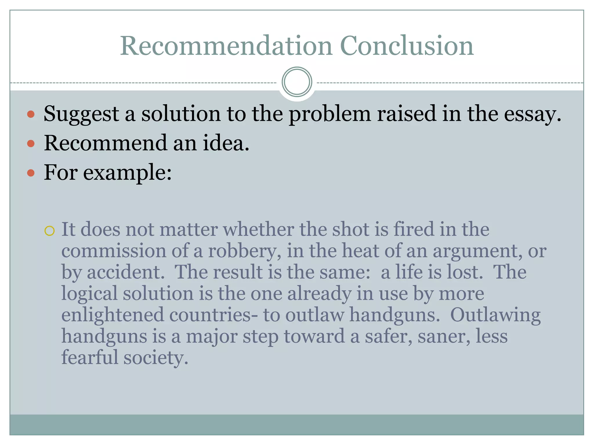 Conclusions | PPTX