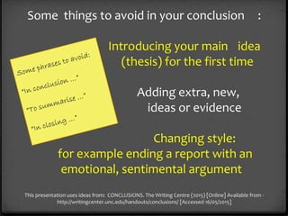 Conclusions | PPT