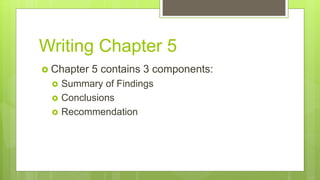 Conclusions-and-Recommendation practical research 12 | PPTX