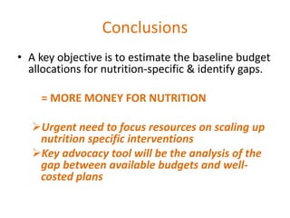 Conclusions and recommendations | PPTX | Nutrition | Healthy Living