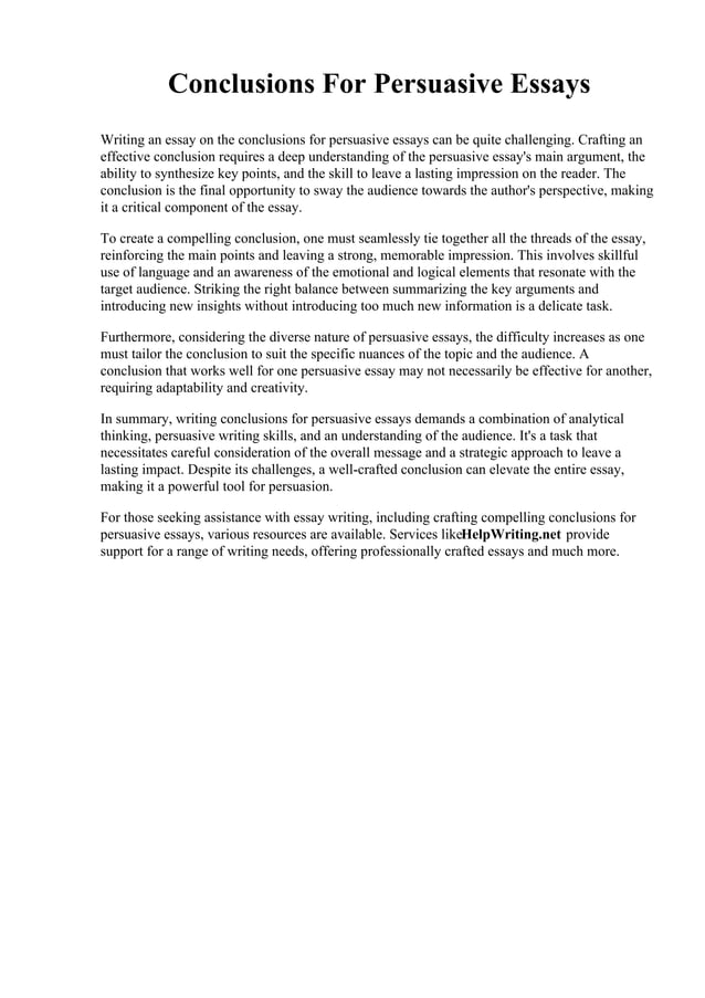 Conclusions For Persuasive Essays.pdf