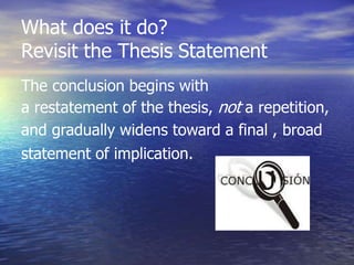 Conclusion Paragraphs | PPTX