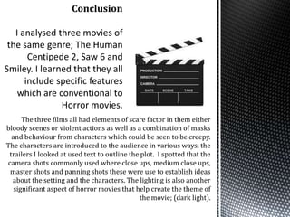 Conclusion to movie trailer analysis | PPTX | Photography | Arts and Crafts