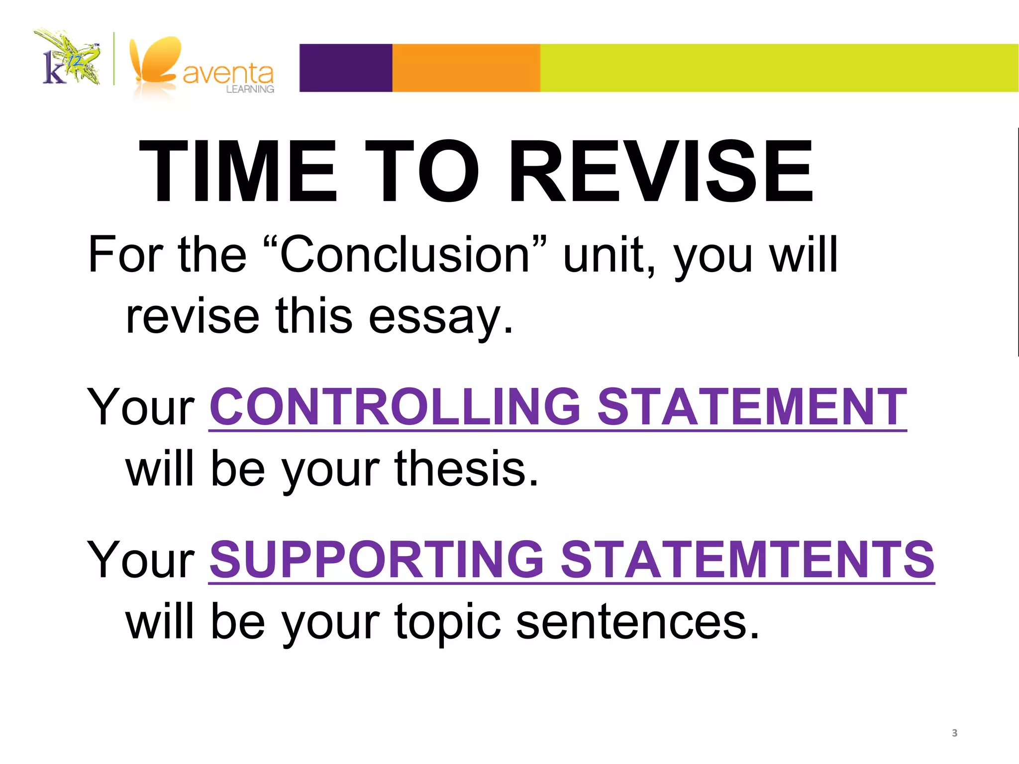 Conclusion unit | PPTX