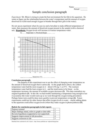 Conclusion writing | PDF | Chemistry | Science