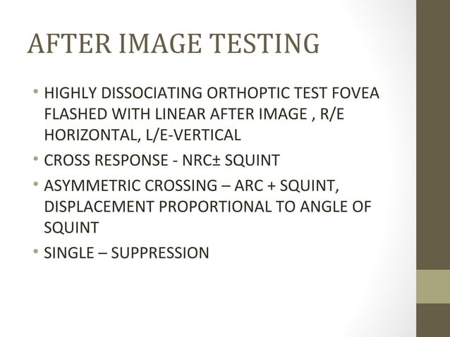 Squint examination & management- simplified !! | PPT | Eye and Vision ...