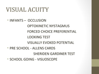 Squint examination & management- simplified !! | PPT