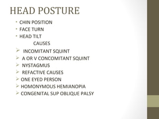Squint examination & management- simplified !! | PPT