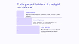 concordance in the classroom without a computer | PPTX