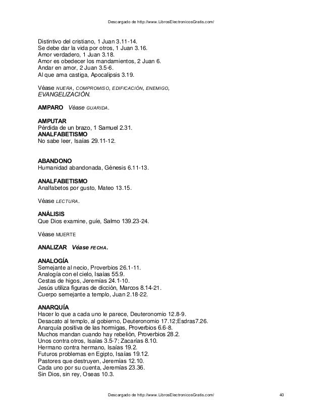 Concordancia completa de la biblia