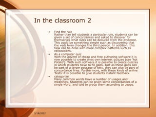 Concordancing and ESL | PPT