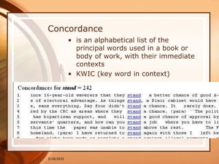Concordancing and ESL | PPT