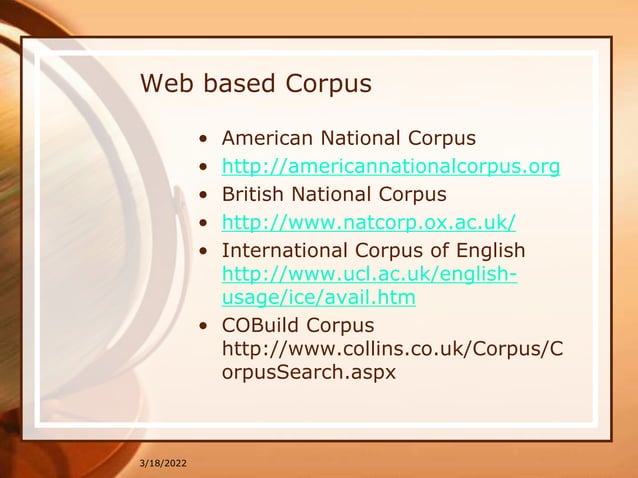 Concordancing and ESL | PPT