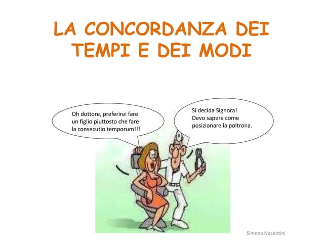 Concordanza dei tempi | PPTX | Television | Entertainment