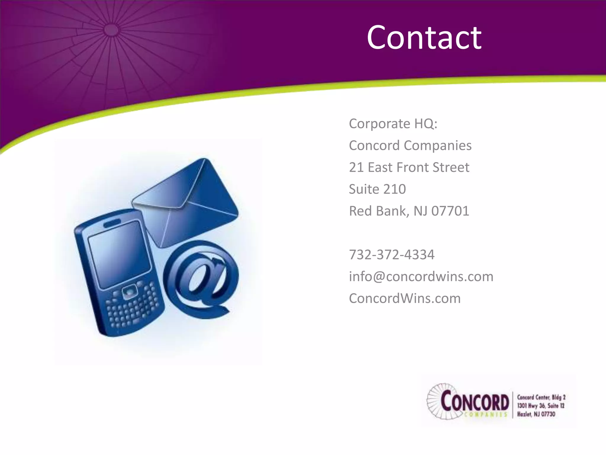 Concord capabilities overview | PPT