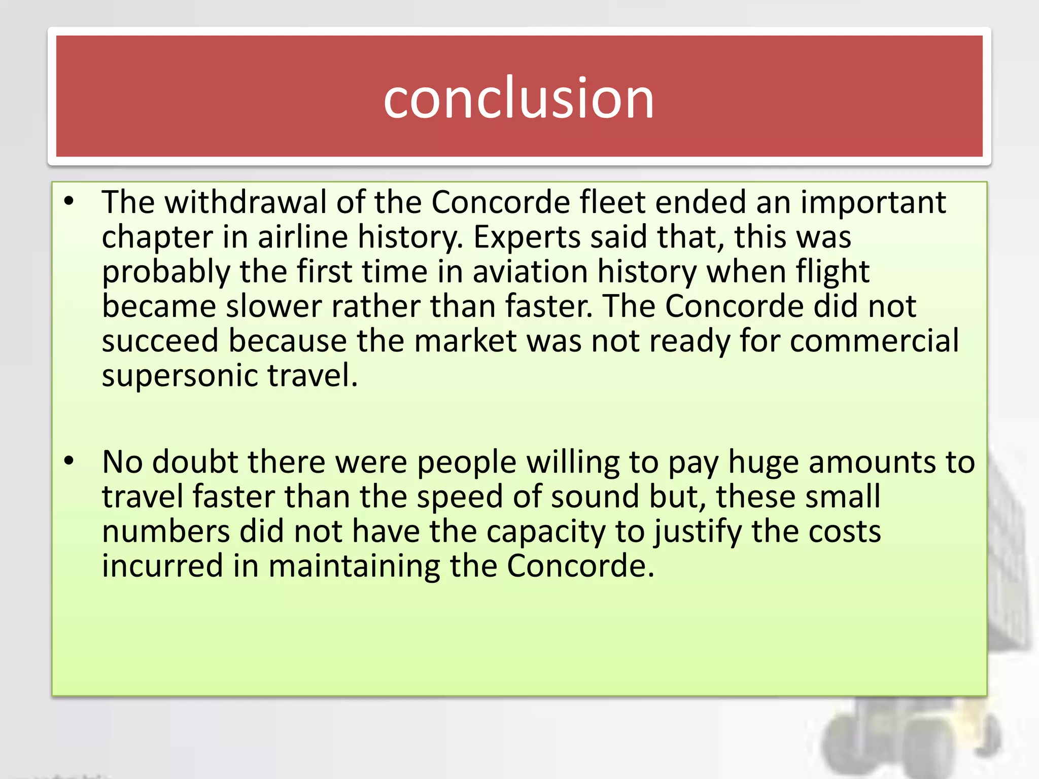 Concorde saga | PPTX